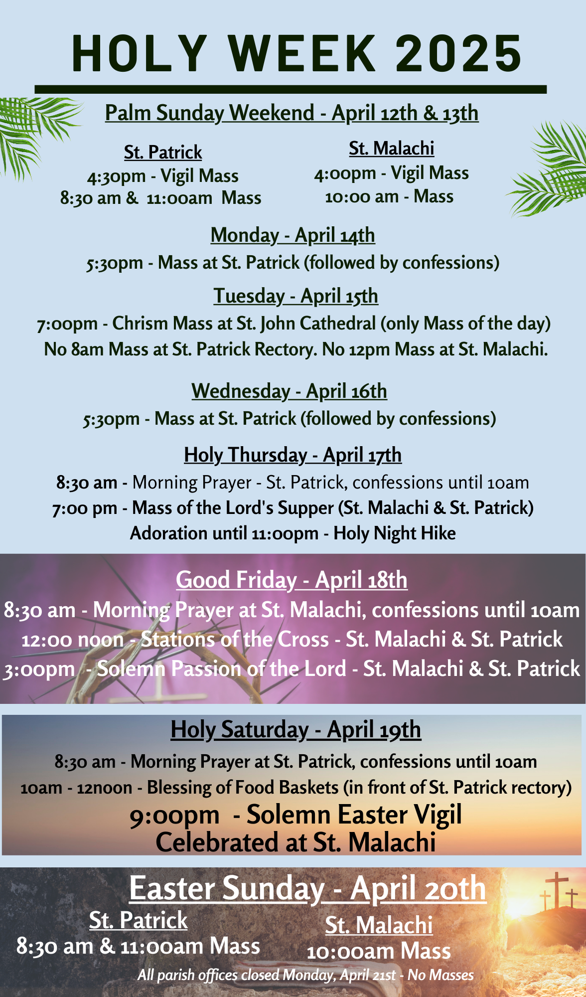 Preparing for Holy Week – St. Patrick Parish